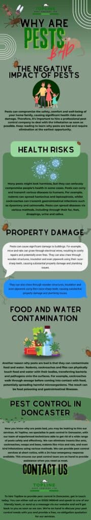 Why are pests bad? [ Infographic ] | Topline Pest Control